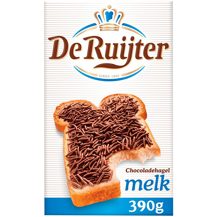 De Ruijter Chocolate sprinkles milk 390g - Holland Supermarket