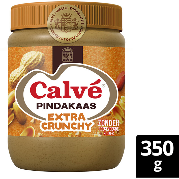 Calvé Extra crunchy peanut butter 350g - Holland Supermarket