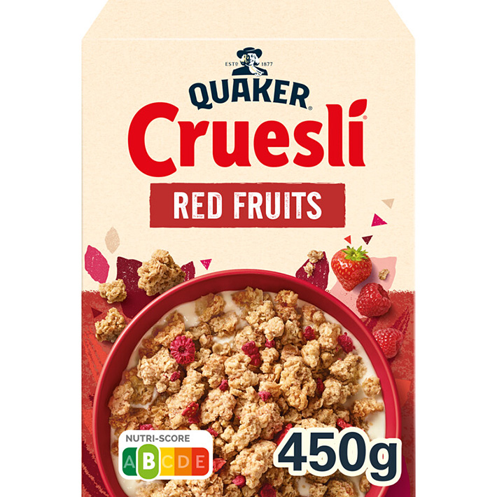 Quaker Cruesli fruits rouges 450g - Hollande Supermarché