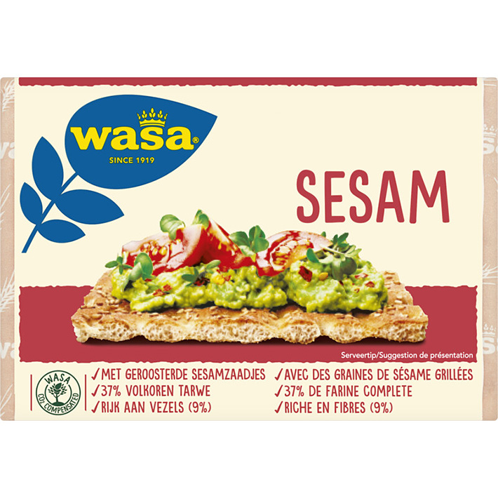 Wasa Biscottes croustillantes sésame 250g - Hollande Supermarché