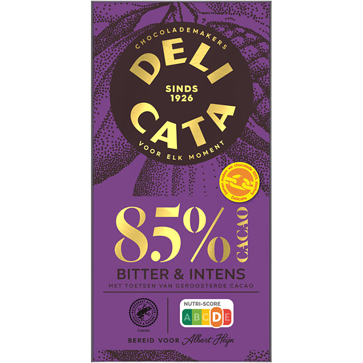 Delicata 85% cocoa dark chocolate 100g - Holland Supermarket