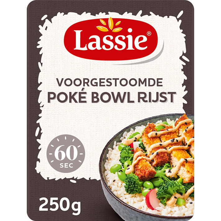Lassie Pre-steamed poké bowl rice 250g - Holland Supermarket