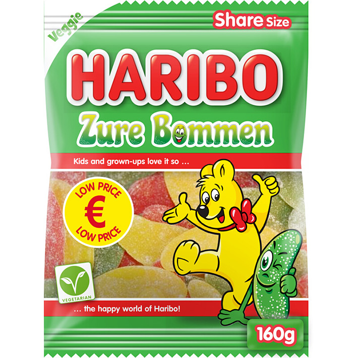 Haribo Zure bommen 160g - Holland Supermarkt