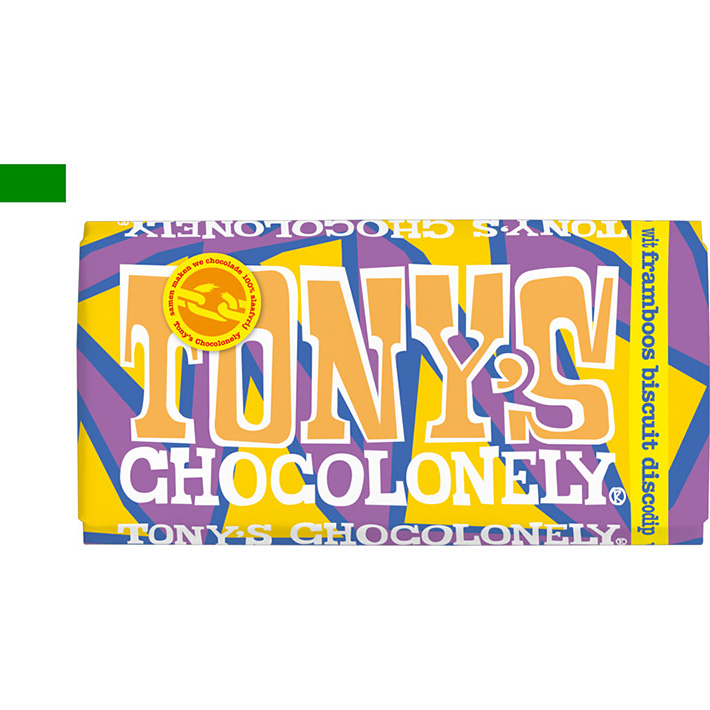 Tony's Chocolonely White raspberry biscuit disco dip 180g - Holland ...