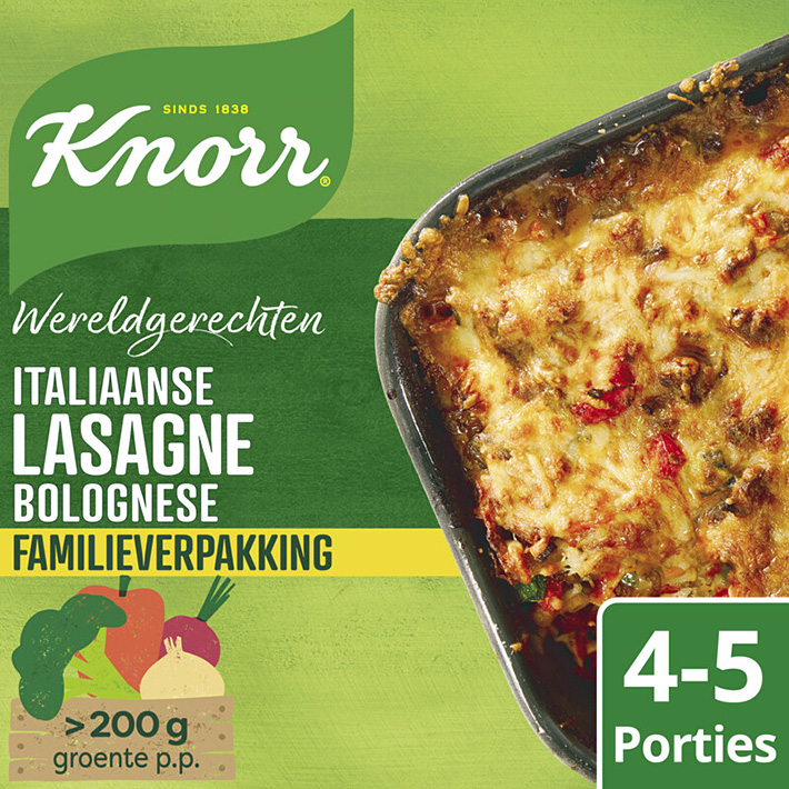 Knorr Verdensmåltid Italiensk lasagne 365g - Holland Supermarked